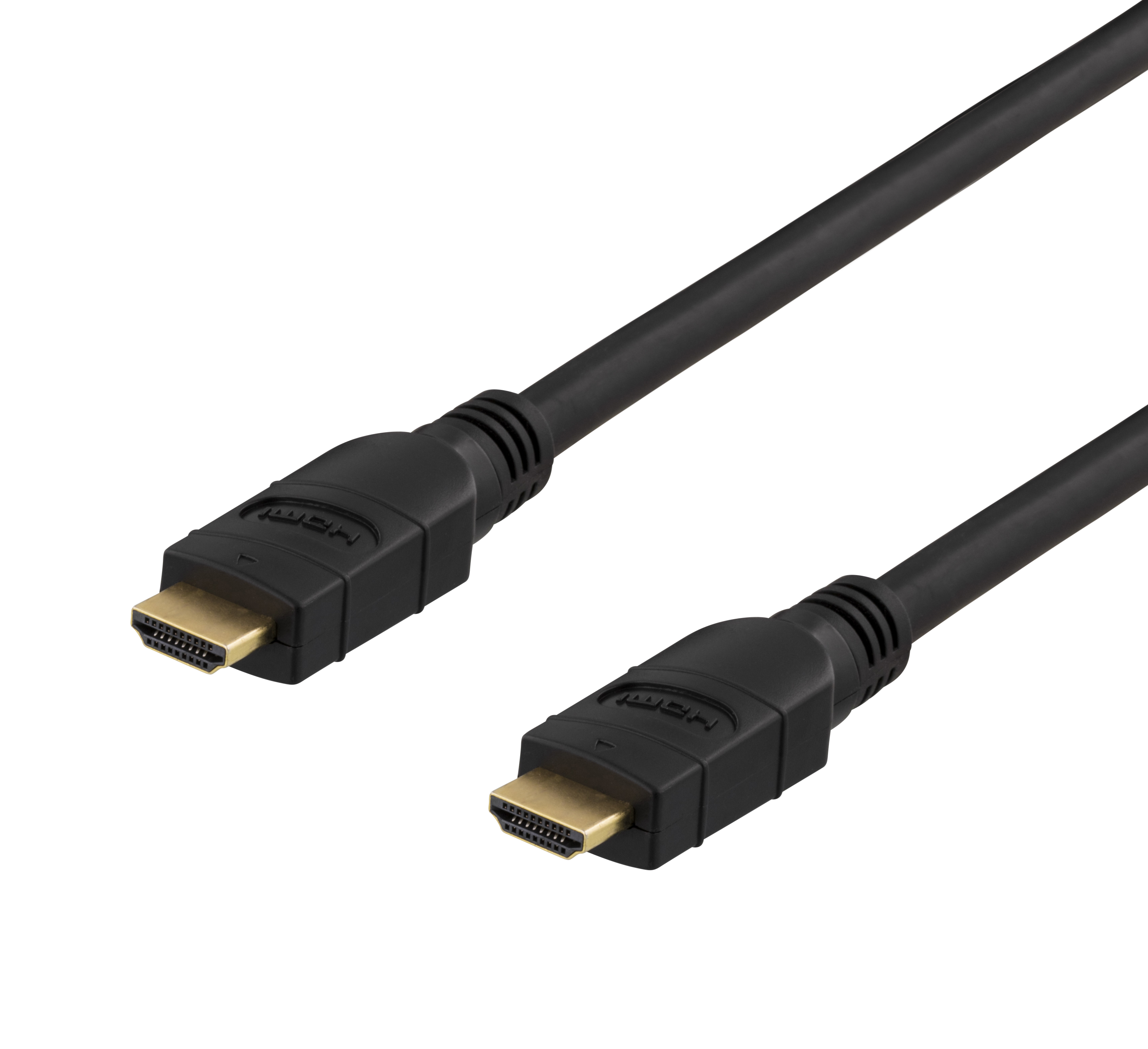 HDMI-kabel, aktiv, 4K@60Hz, 10 meter - Svart