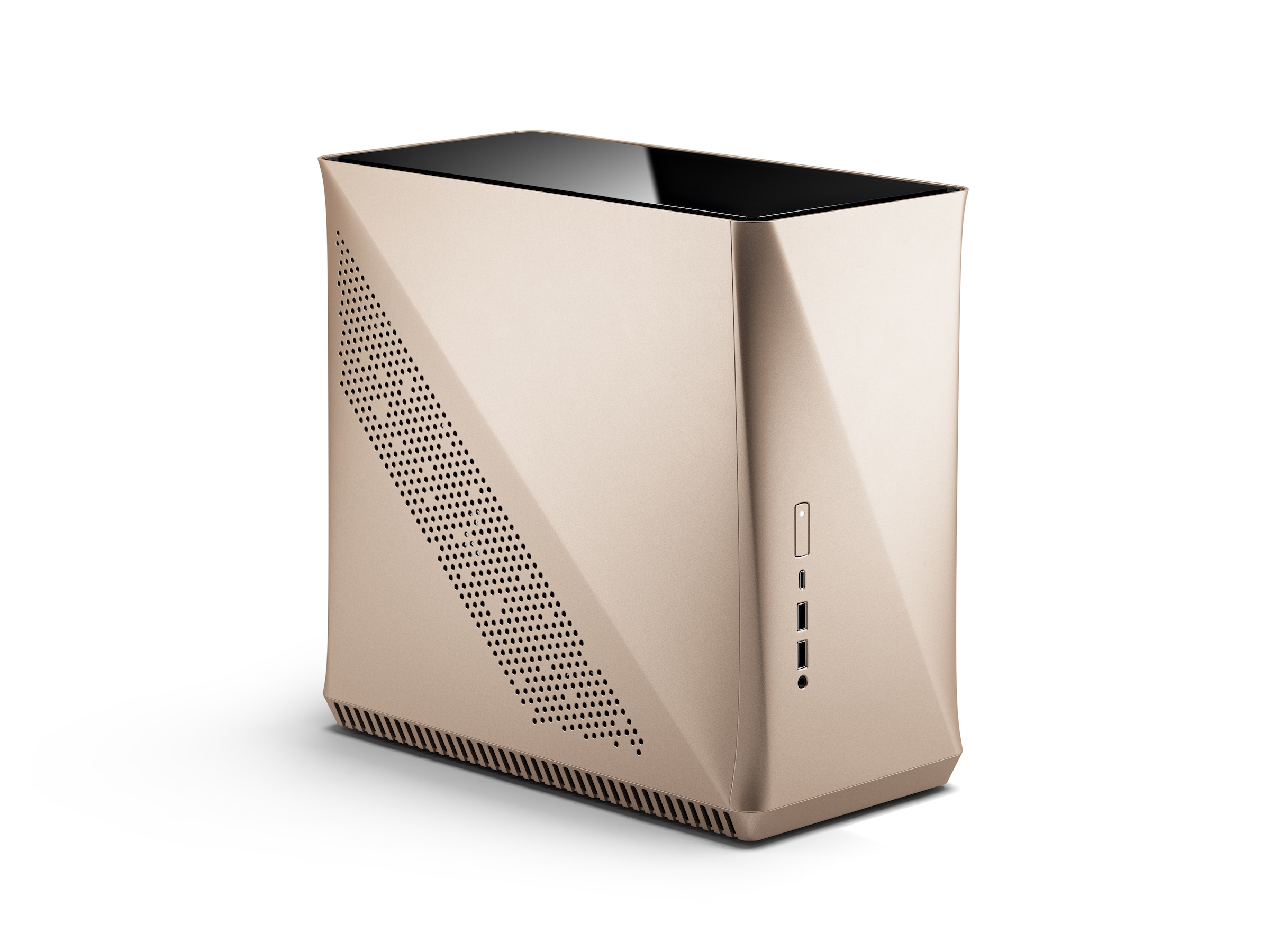 Fractal Design Era ITX - Gold/Tempered Glass