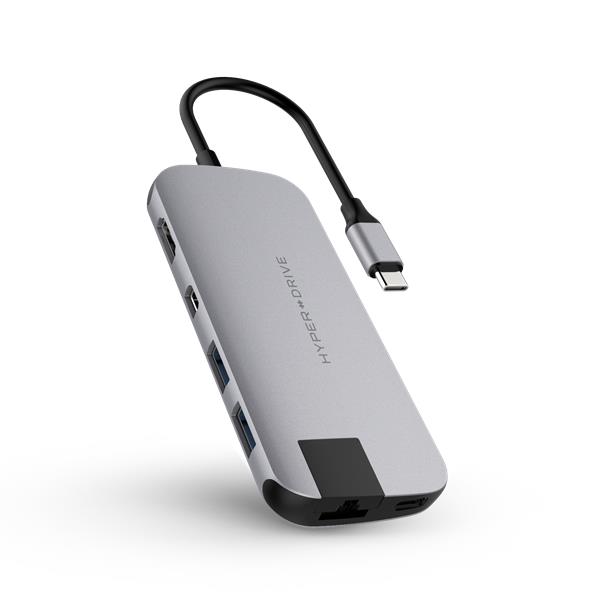 Hyperdrive Slim USB-C Hub - Rymdgrå